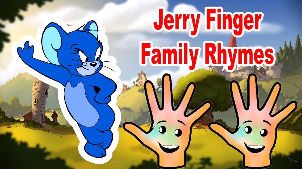 Jerry And Tom | Top Disney Finger Family Rhymes For Children | Finger ...