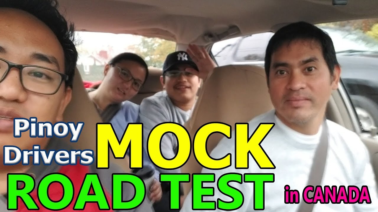 Pinoy Drivers Mock Road Test in Canada - YouTube