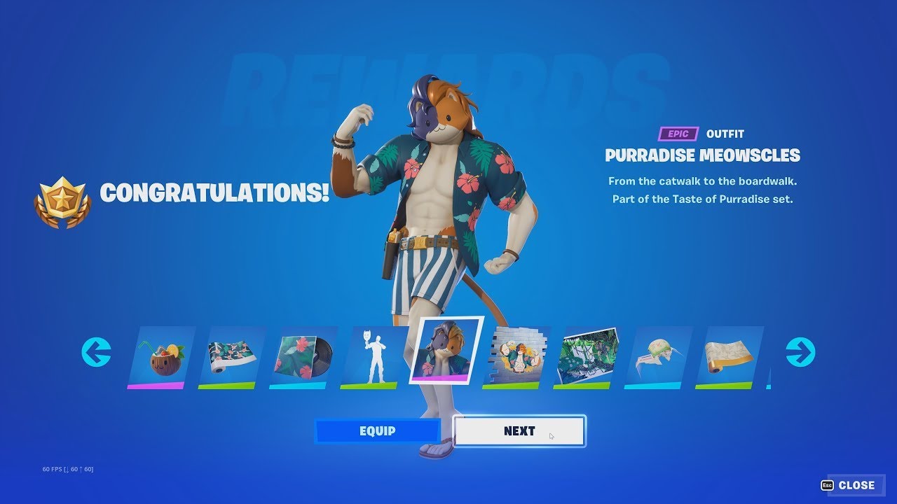 LIVE - FORTNITE PURRADISE MEOWSCLES NEW UPDATE SUMMER ESCAPE | CHAPTER ...