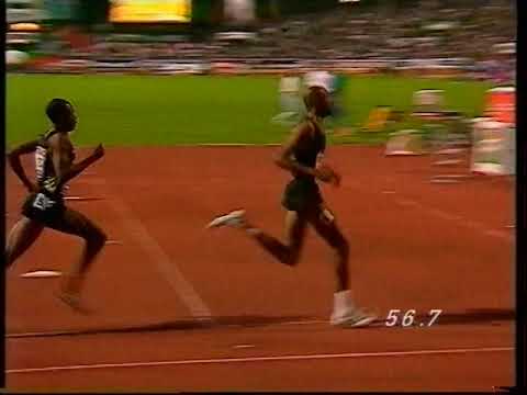 Johnny Gray - 800m, Lausanne Athletics GP 1993. - YouTube