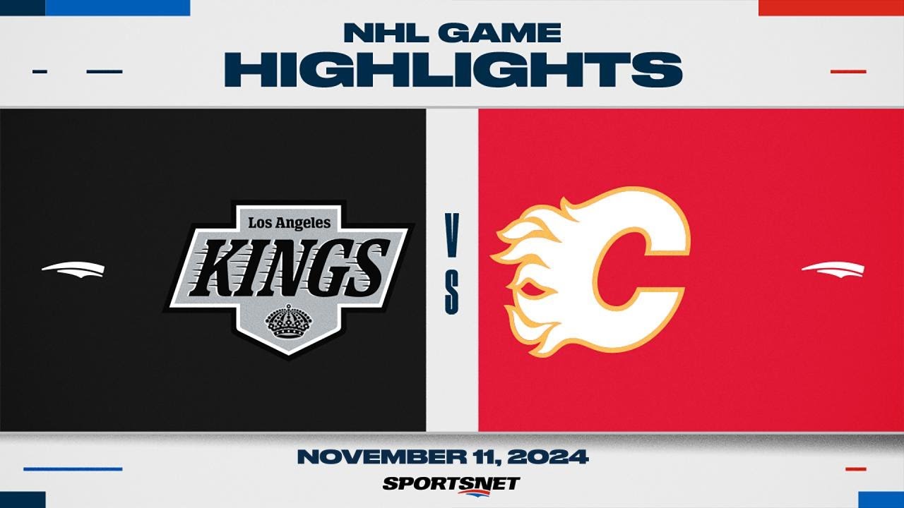 NHL Highlights | Kings vs. Flames - November 11, 2024 - YouTube