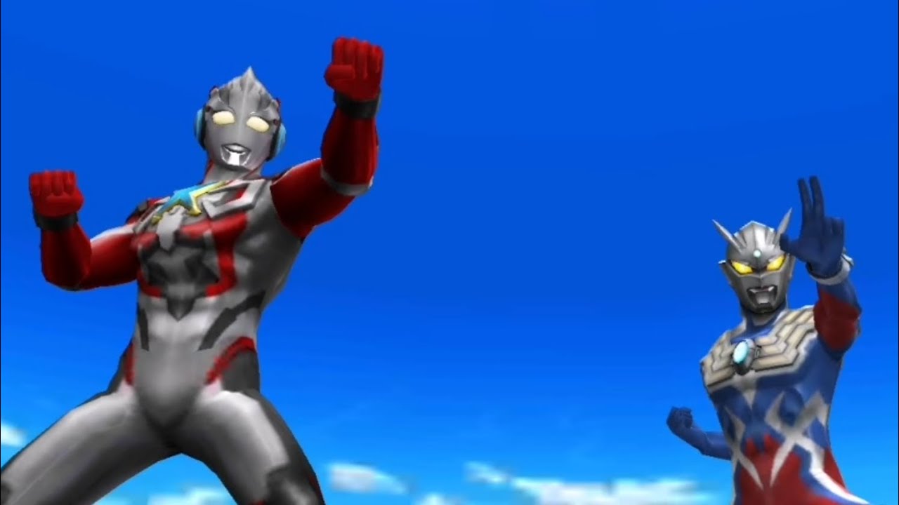Ultraman Zero y Ultraman X vs Red King Ultra Fusion Fight #ultraman # ...