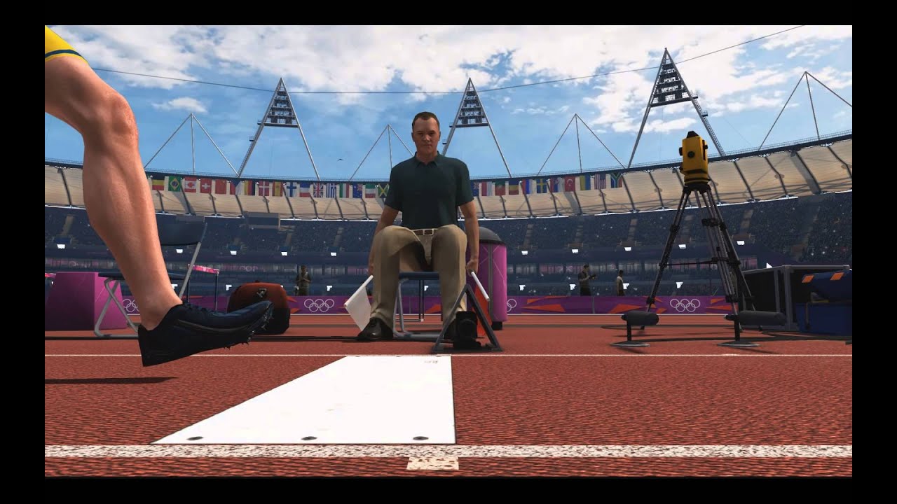 London 2012 The Official Video Game of the Olympic Games long jump 9.05 ...