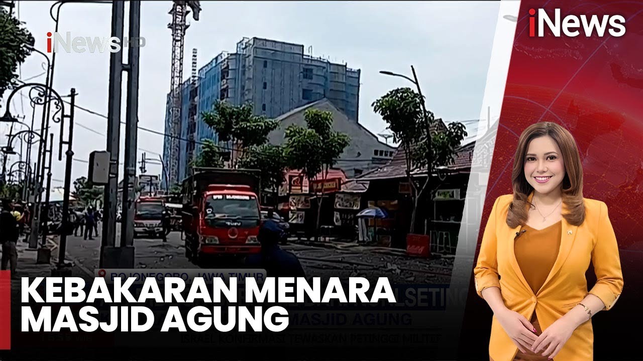 Api Melahap Menara Masjid Agung Darussalam | iNews Sore | Segmen 01 ...