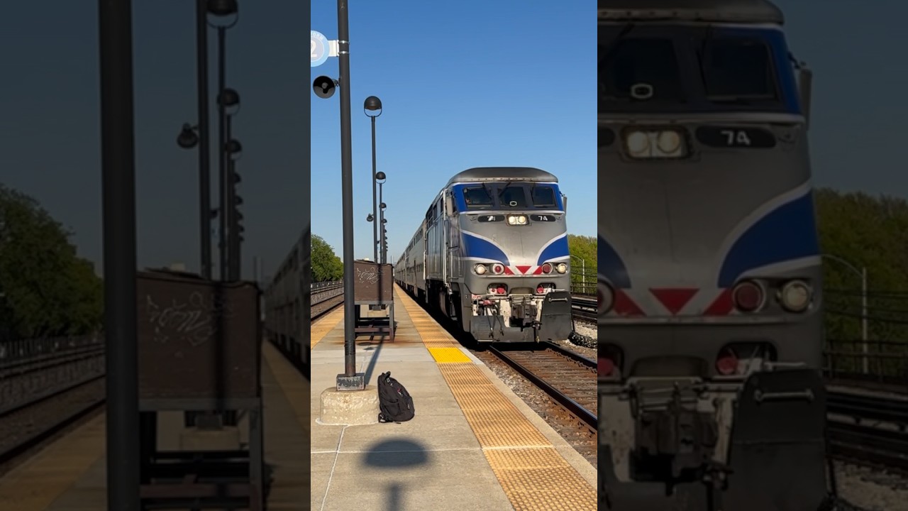 Metra F59 PHI 74 through Oak Park - YouTube