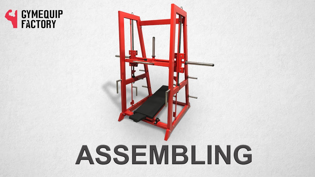 ASSEMBLING / Vertical Leg Press Machine / Gymequip-factory.com - YouTube
