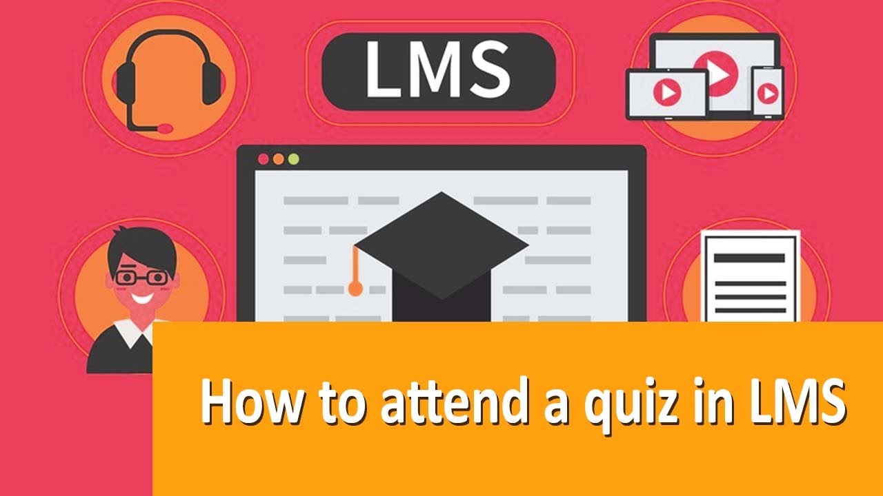 How to attend a quiz in LMS - YouTube