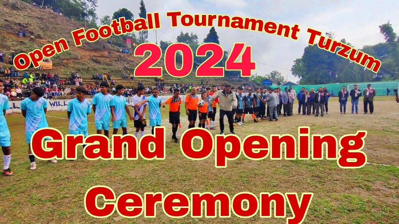 Grand Opening ceremony of Open football tournament 2024 Turzum 11 side ...