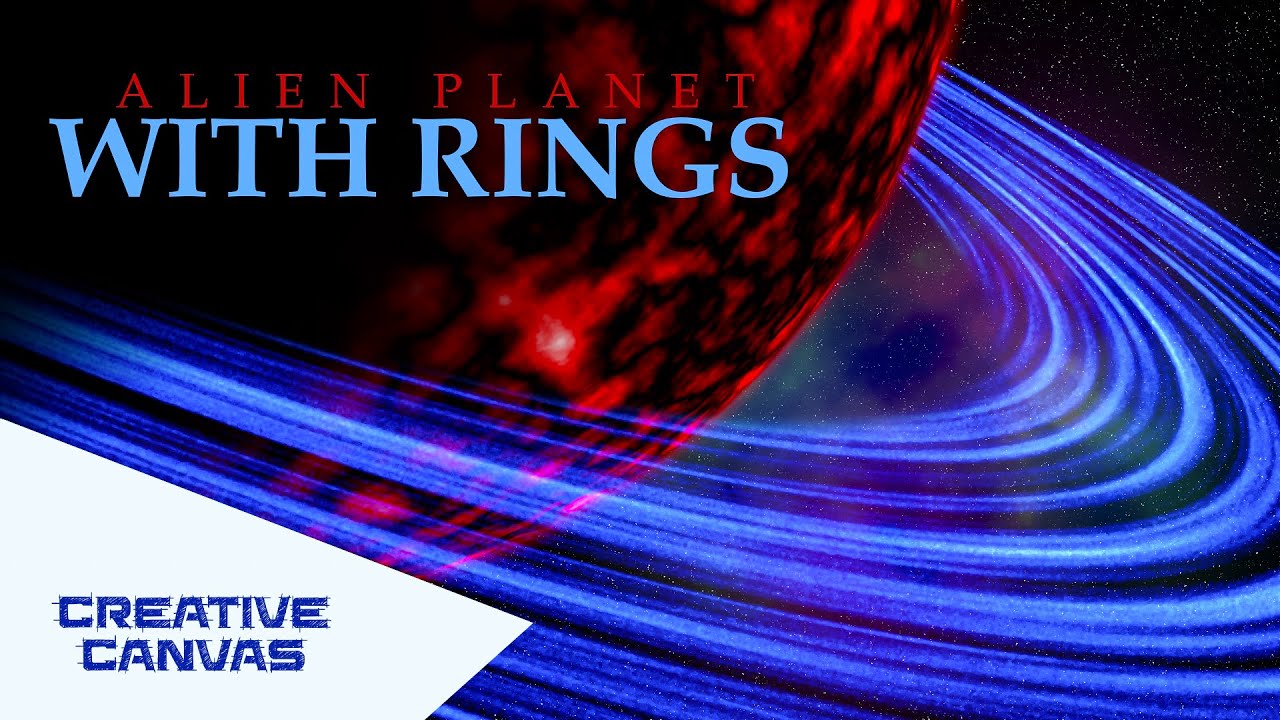 Alien Planet with Rings || Space Hour || Ct. by Nayem Ahmed - YouTube