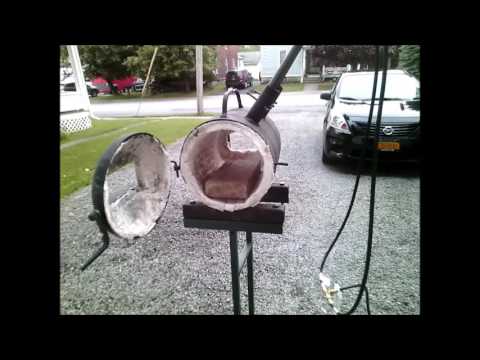 Homemade Gas Forge For Blacksmithing!! - YouTube