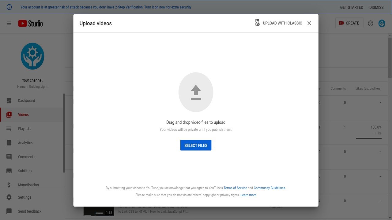 How to Upload Video on YouTube in Windows 10 or PC or Laptop - YouTube