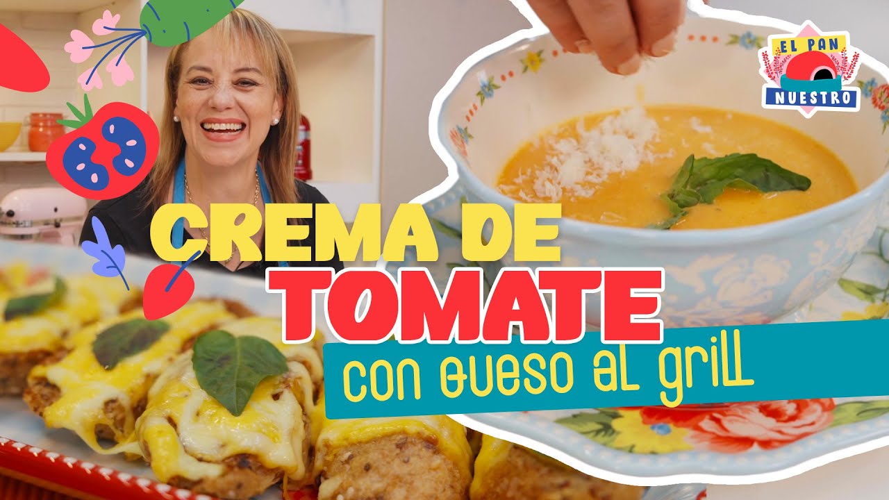 CREMA DE TOMATE CON QUESO AL GRILL | Cocinando al Estilo de Mariuxi ...