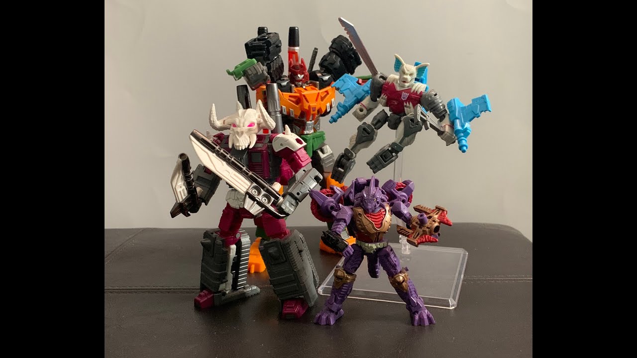 TRANSFORMERS LEGACY EVOLUTION BLUGEON,SKULLGRIN,BOMBBURST AND IGUANUS ...
