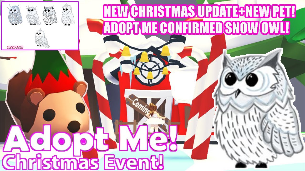 NEW ADOPT ME CHRISTMAS EVENT WINTER UPDATE 2020!CHRISTMAS UPDATE+PETS ...