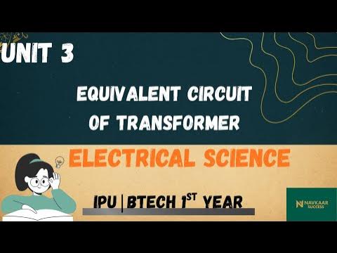 lec-26 equivalent circuit of transformer + voltage regulation + pyq + numerical ( btech 1st year ...