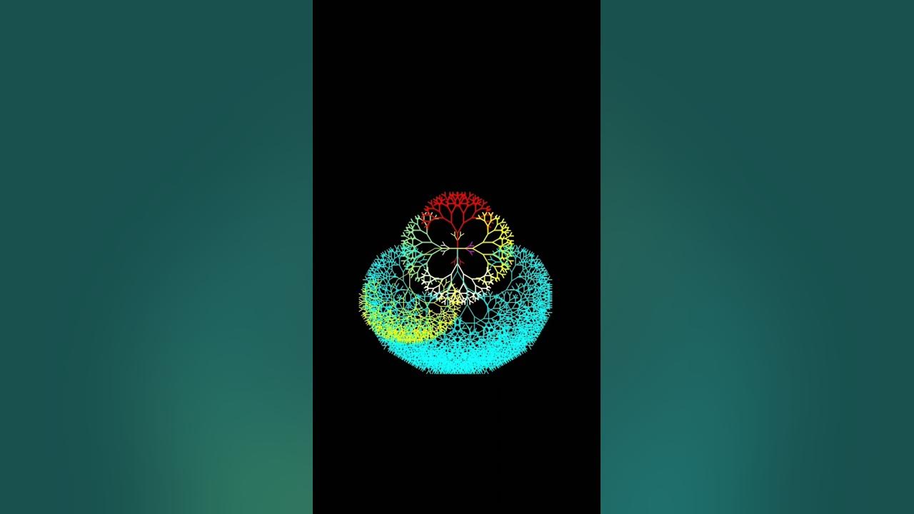 Fractel Tree Graphic Design Using Python Turtle Python Programming Pythonshorts Viral 6309