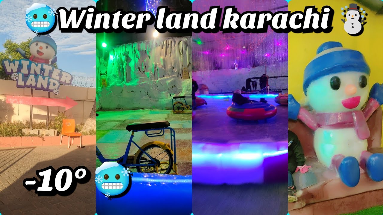 Winterland Pakistan's first indoor snow park in karachi || Paf Museum ...