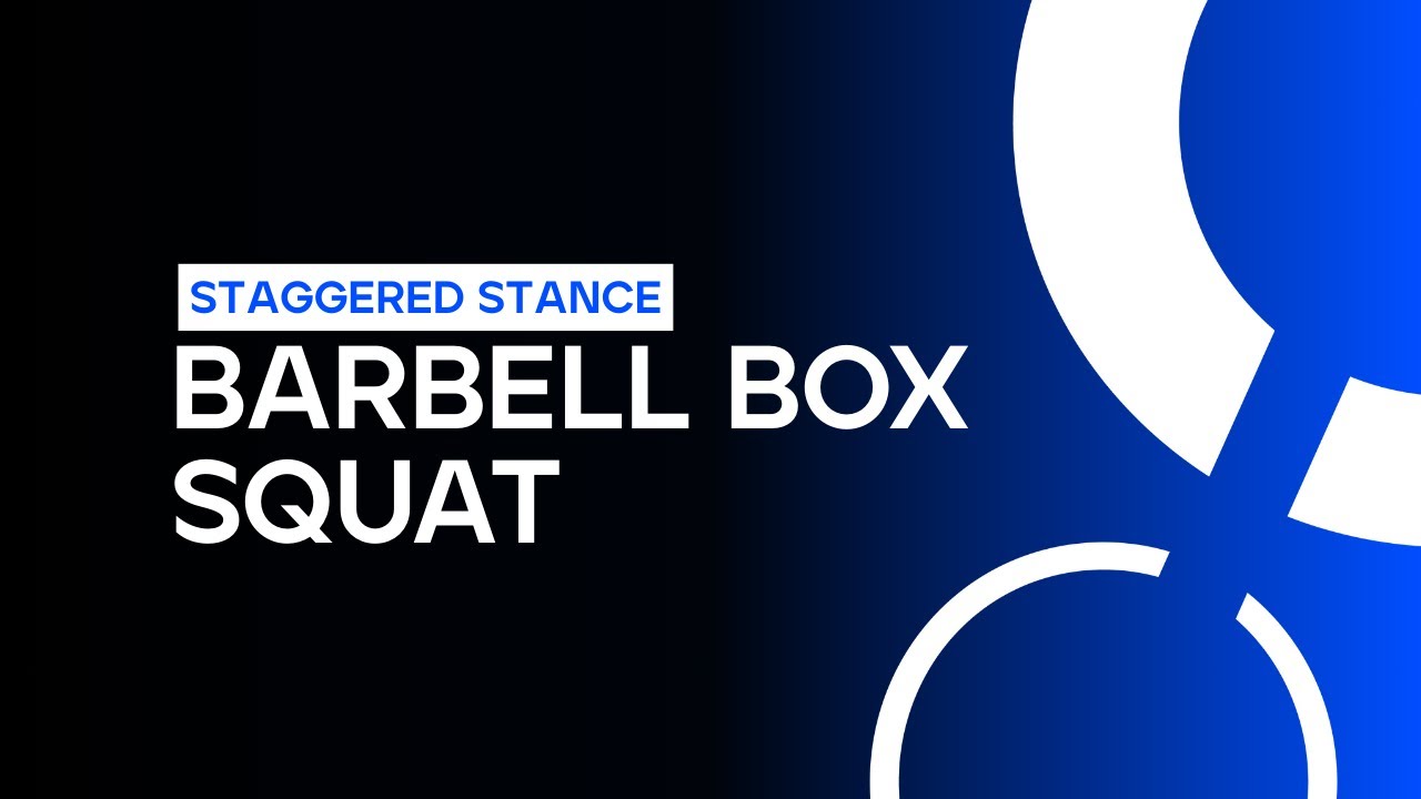 Staggered Stance Barbell Box Squat - YouTube