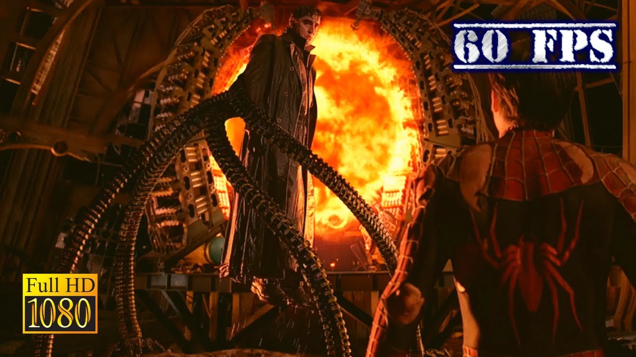 El Dr. Octopus muere (Full HD 60fps Latino) - Spiderman 2 (2004) - YouTube