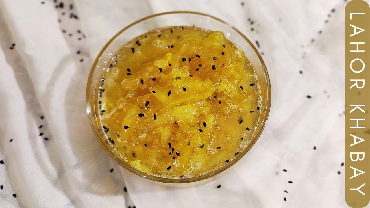Raw Mango Murabba | Kairi Ka Murabba Recipe By Lahori Khabay - YouTube