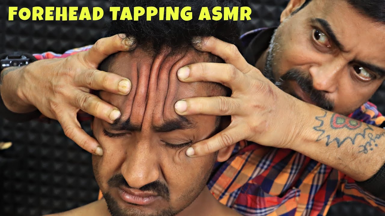 Forehead Tapping & Scalp Rubbing | Head Massage & Neck Cracking | Upper ...