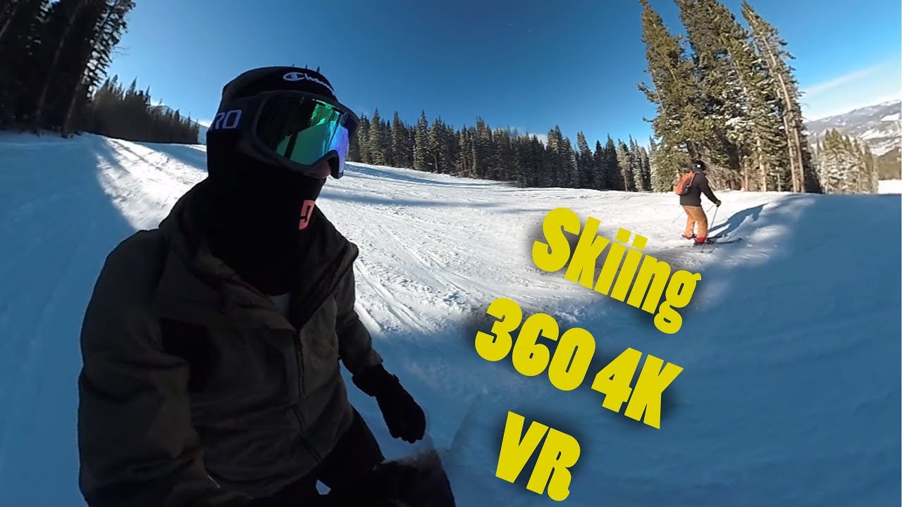 Skiing Down Mountains 360 Degree 4K VR Part 1 - YouTube