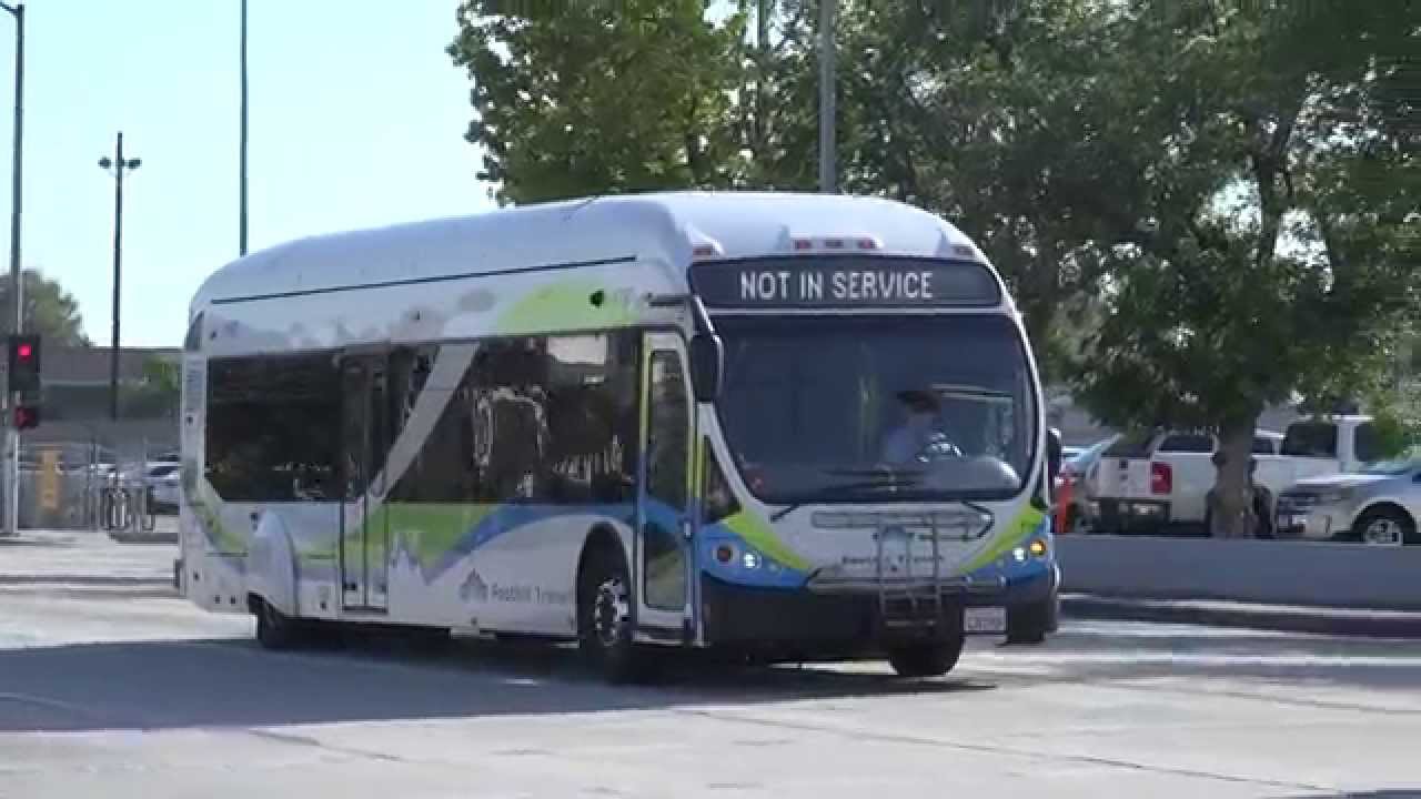 FOOTHILL TRANSIT NABI BRT BUS 1907 NOT IN SERVICE IN EL MONTE - YouTube
