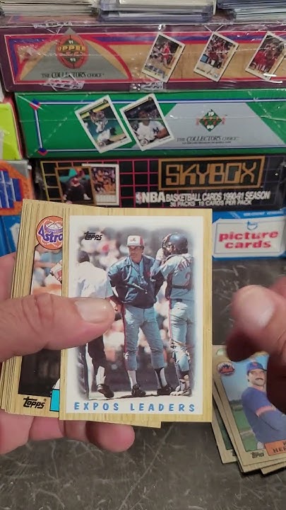 1987 Topps Baseball Card Wax Pax Ripken #vintagebaseballcards #1987 #
