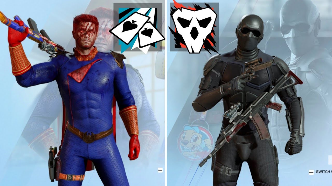 The Boys Crossover Skins in Rainbow Six Siege! - YouTube