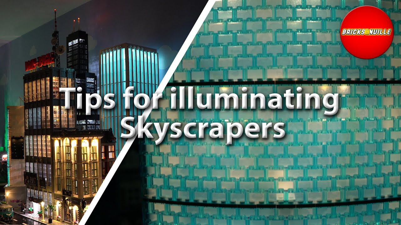 How to illuminate / light up (empty) Lego Skyscrapers / Buildings ...