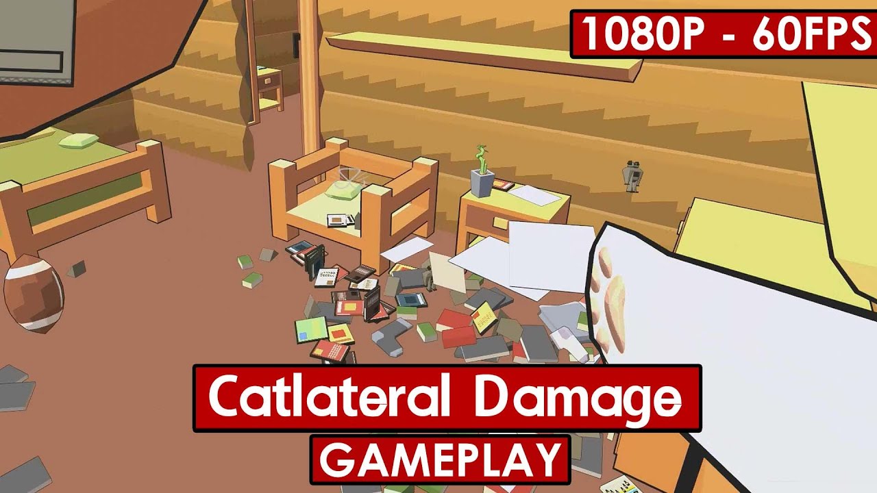 Catlateral Damage gameplay HD - First-Person Destructive Cat Simulator ...