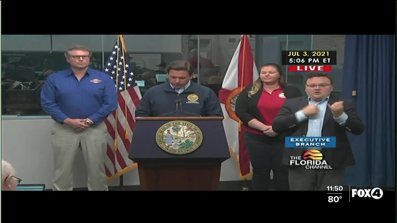 DeSantis declares state of emergency for several Florida counties - YouTube