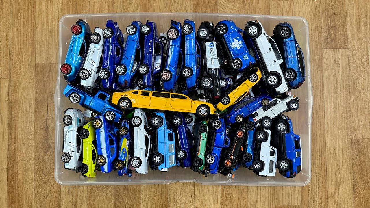 Box Full Welly Cars Diecast Cars - YouTube