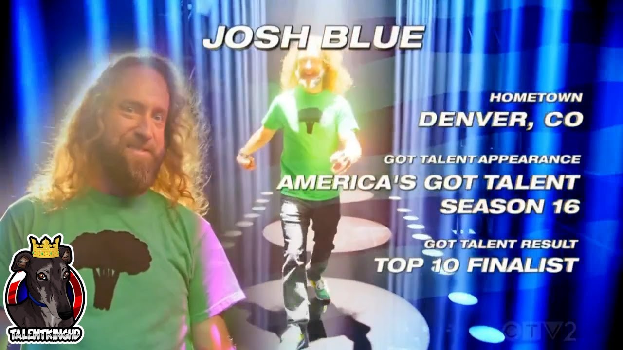 Josh Blue Intro & Story Semi Final Week 6 America's Got Talent All ...