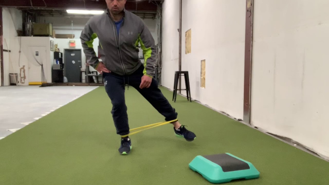 4-way hip strengthening with mini band - YouTube
