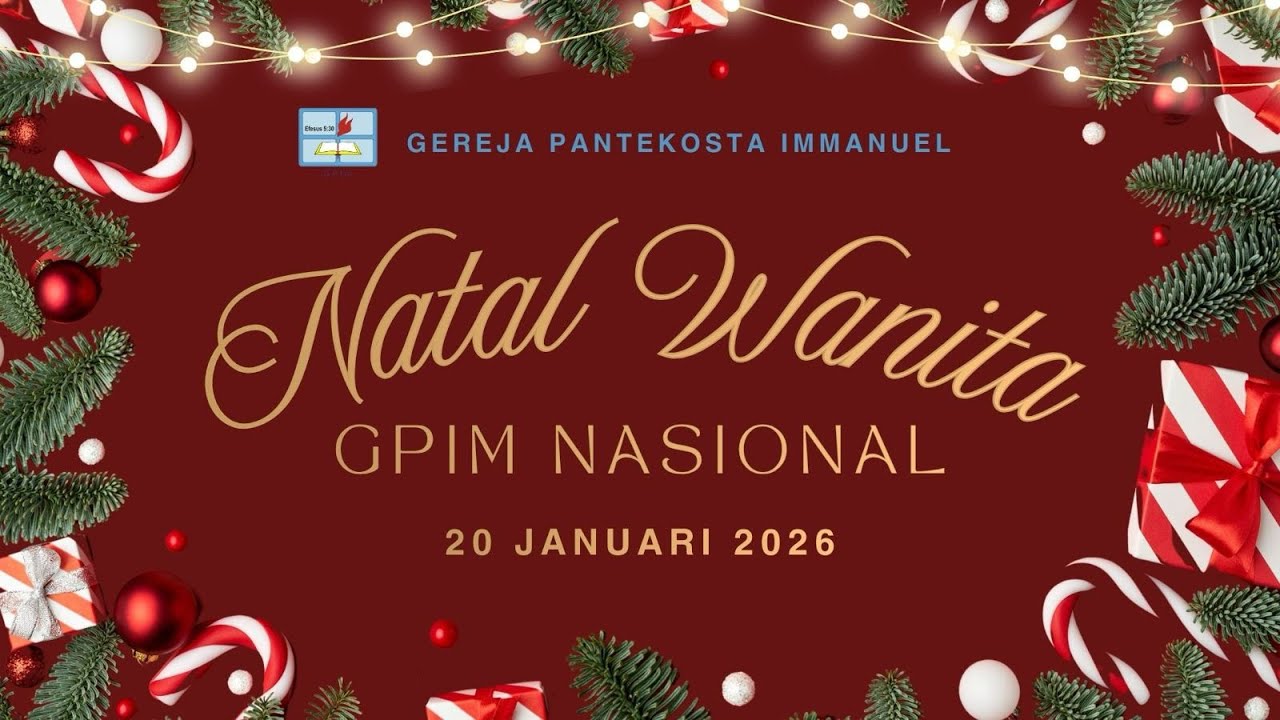 NATAL WANITA - GPIm NASIONAL 20 JAN 2026 - YouTube