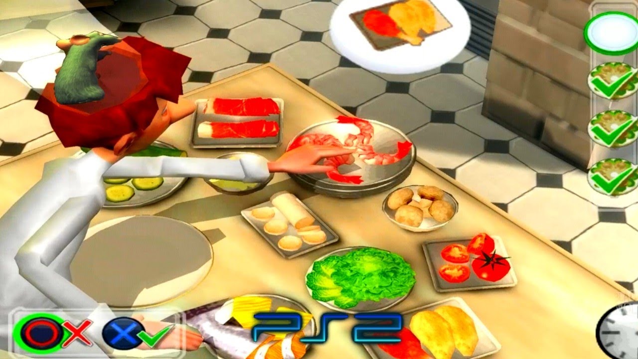 Ratatouille - Cooking with Remy The Rat 😋 😋 - FUllHD PS2 Gameplay ...