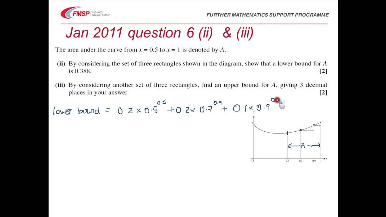 FMSP Revision: OCR FP2 Jan 2011 Qu 6 - Calculus - YouTube