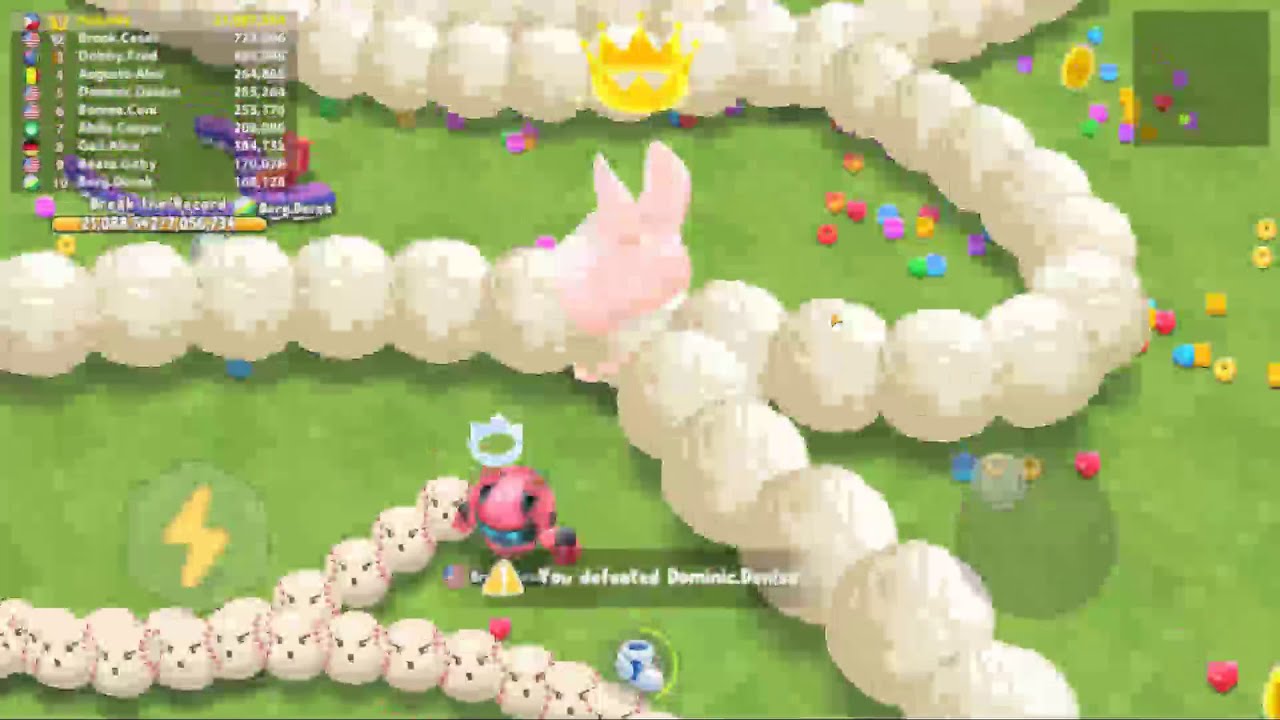 Snake.io Sweet Crossing Best Gameplay Rank #1 Top 21M+ - YouTube