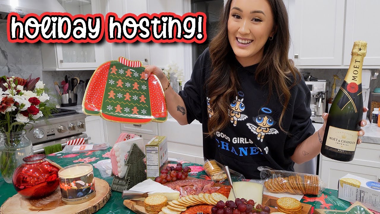 Holiday Party Prep & Present Wrapping!! | Vlogmas Day 8 - YouTube