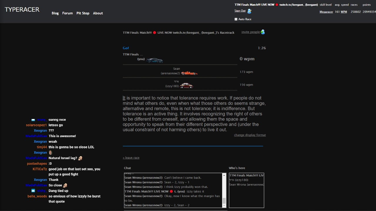 TTM Finals Match - Sean Wrona vs. Izzy - YouTube
