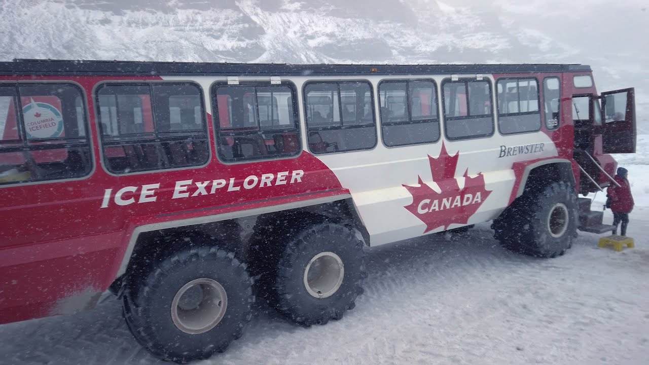 The Ice Explorer Tour at Jasper National Park's Columbia Ice Field ...