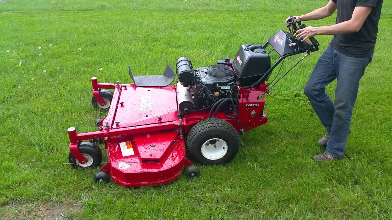 2012 Exmark 60 Turf Tracer X-Series Walk Behind For Sale Running and ...