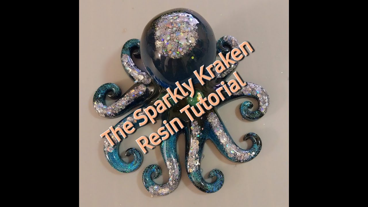 Release The Sparkly Kraken! Critter Collection #3 #letsresin #fuhitim # ...