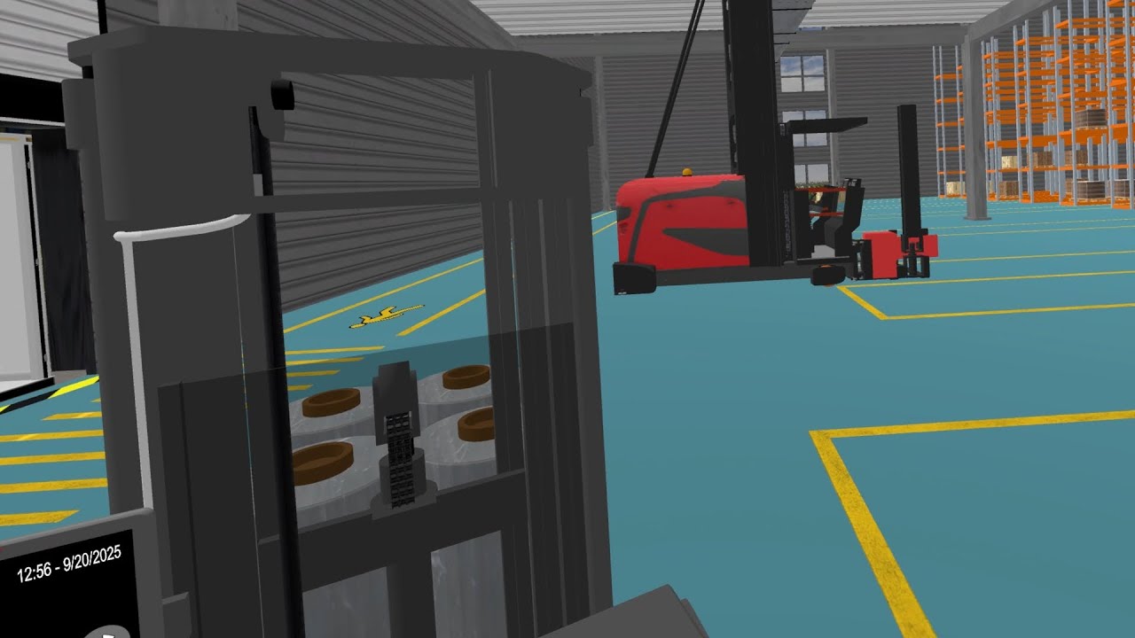 Forklift Driving Simulator VR | Part 16 | PCVR | Oculus Quest 3 - YouTube