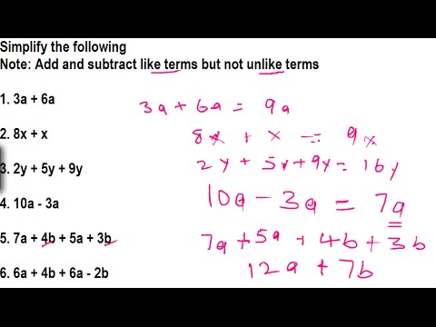 How to work with Algebra in Maths - YouTube