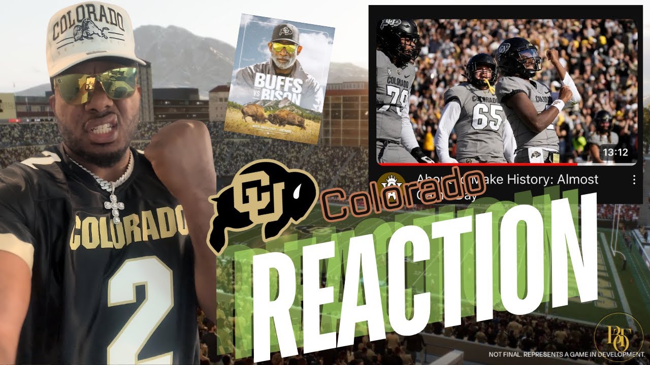 The Great Colorado Buffs Pre Game Day Reaction! CU vs. NDSU - YouTube