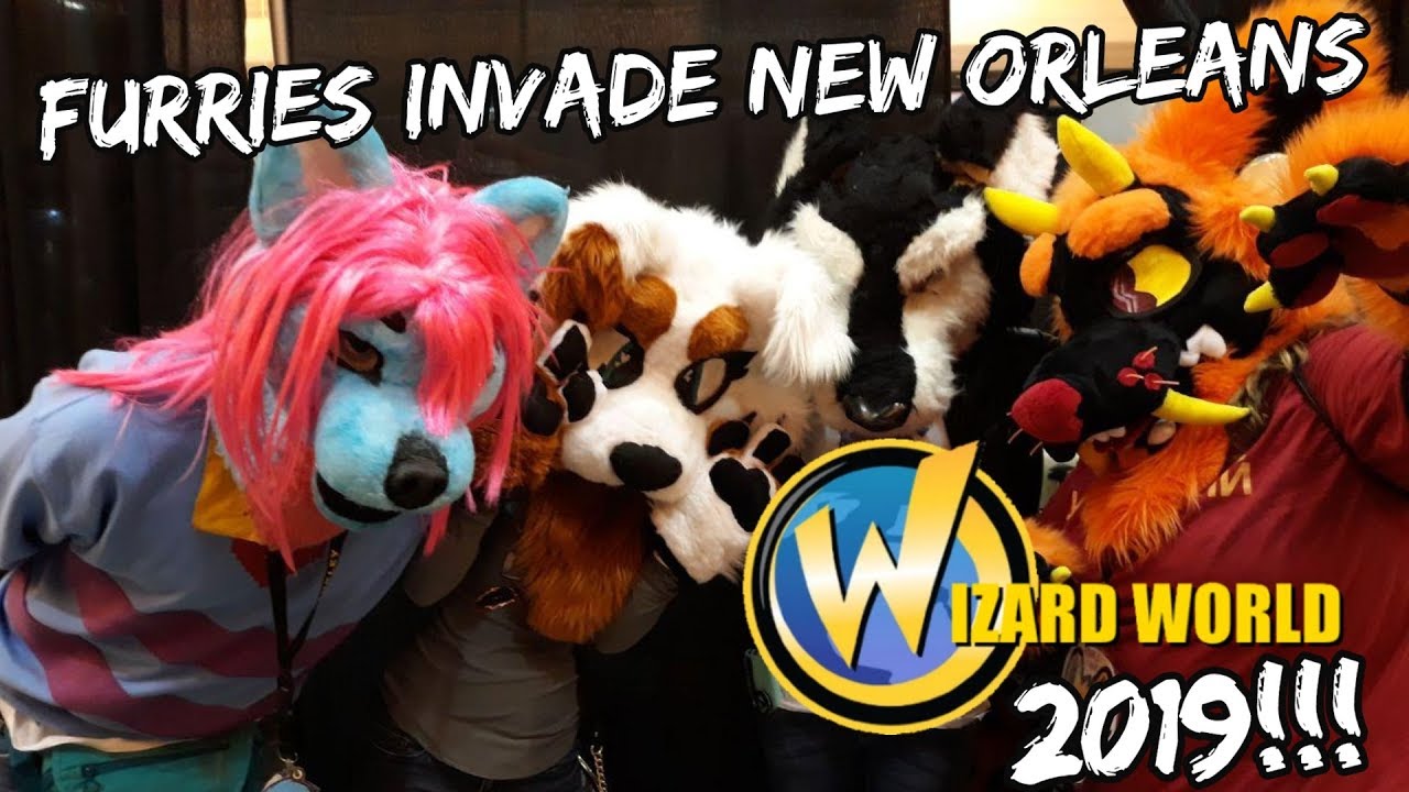 Furries Invade New Orleans Wizard World Comic Con 2019!!! - YouTube