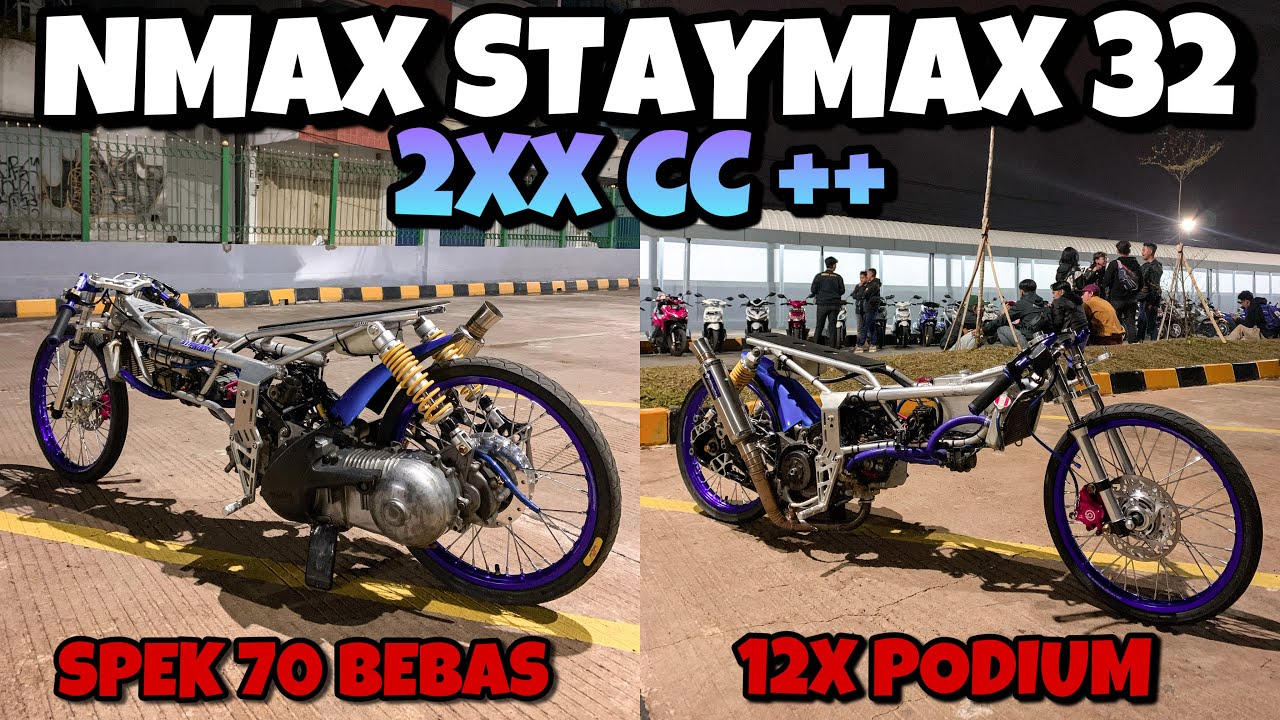 REVIEW NMAX STAYMAX SPEK 70 BEBAS SJM | NMAX DRAG RACE INDONESIA🔥 - YouTube