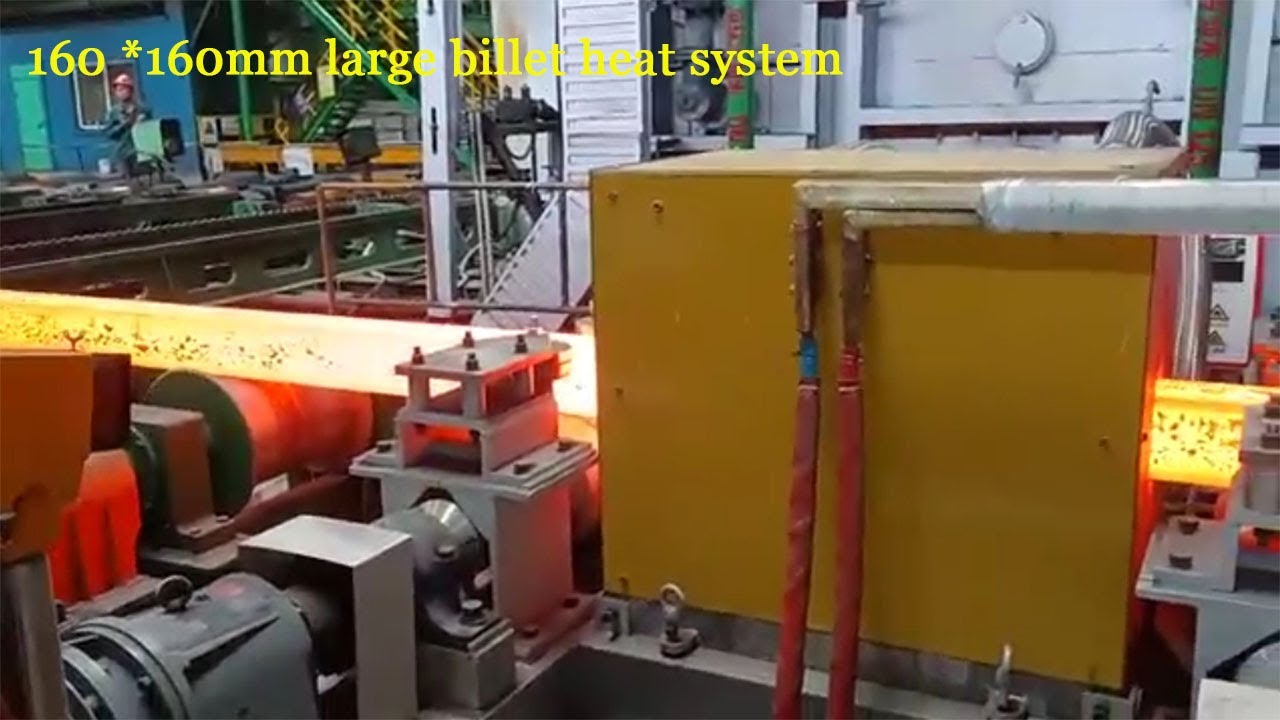 Large Steel Billet Induction Preheating Production Line# ...